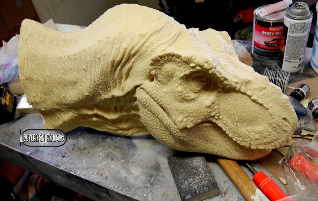 T-Rex “In Progress” by Richard Long - Modelers Miniatures & Magic