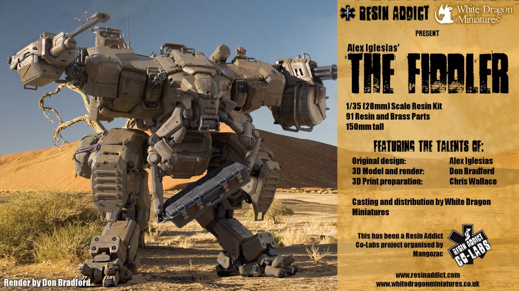 KIT ALERT! 1:35 “The Fiddler” Mech from White Dragon Miniatures & Resin ...
