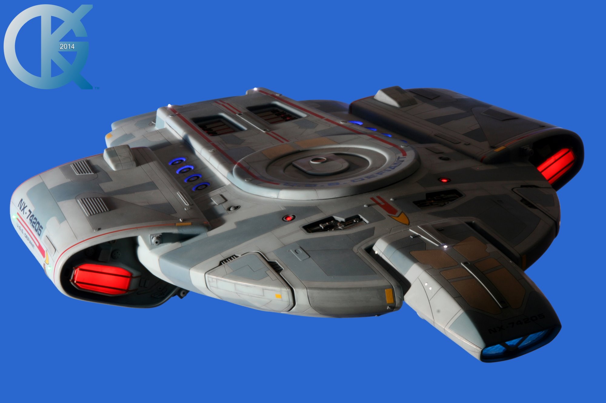 Kuhn Global Studio Scale USS Defiant NX-74205 by Dan Grumeretz from the ...