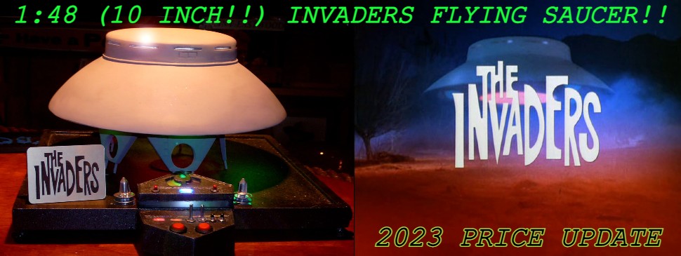 KIT ALERT! 1:48 (10 Inch!!) Invaders Flying Saucer!! By Mike Makkreel ...