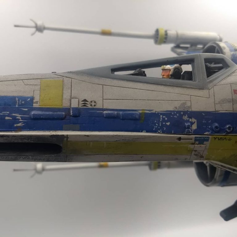 SOLD!! Galactic Resin Studio Scale X-Wing – ROGUE ONE – General Merrick ...
