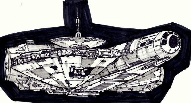 Greg Dietrich – Star Wars Universe – HUGE at 1/6 Scale! YT-300 – Work ...