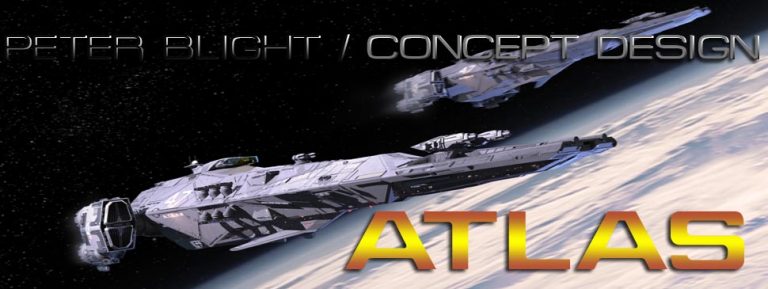 Peter Blight Concept Design – Capital Ship ATLAS - Modelers Miniatures ...